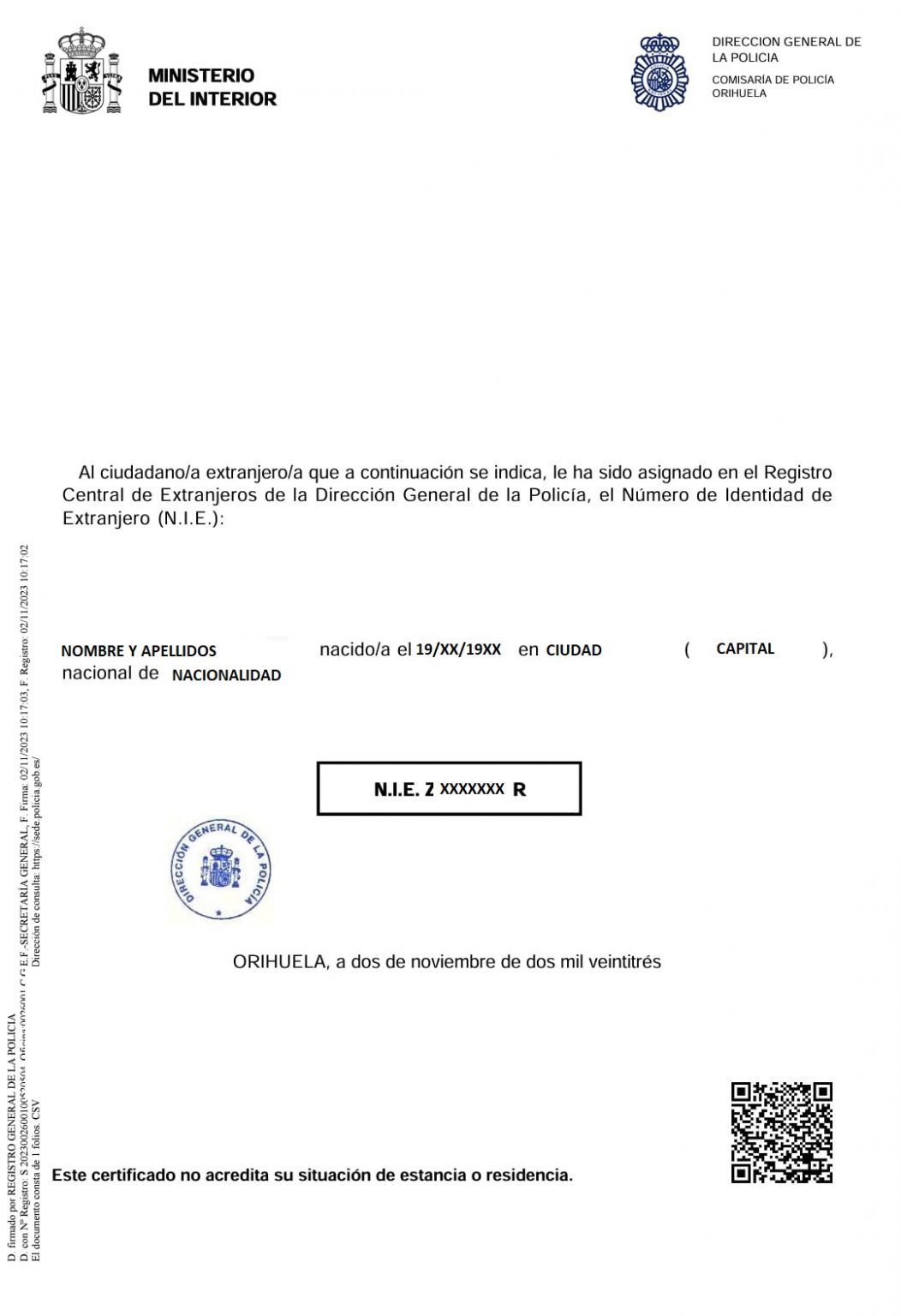 Diferencias entre NIE Blanco, Certificado UE y TIE | Nie Alicante EU